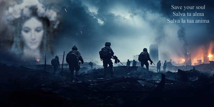 Pray without stopping before the proximity of war